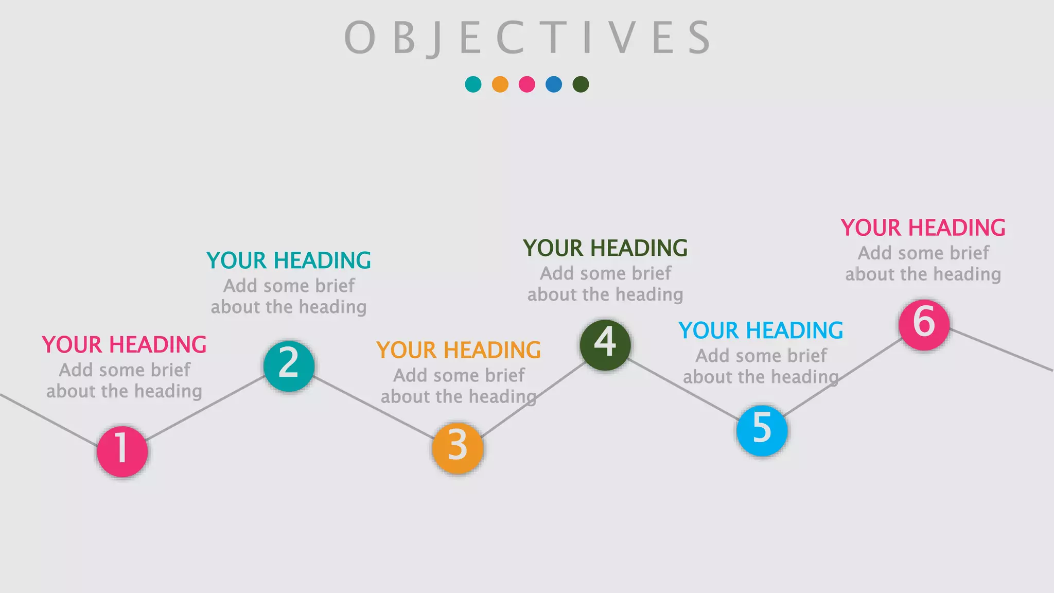 (With animation) animated timeline free power point template | PPT