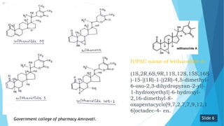 Withanolide | PPTX
