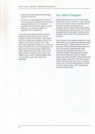 Hatch Covers - Operation, Testing & Maintenance by Mike Wall | PDF