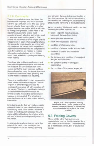 Hatch Covers - Operation, Testing & Maintenance by Mike Wall | PDF