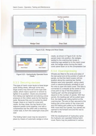 Hatch Covers - Operation, Testing & Maintenance by Mike Wall | PDF