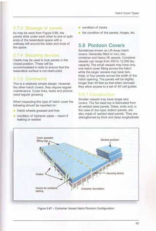 Hatch Covers - Operation, Testing & Maintenance by Mike Wall | PDF