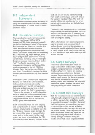 Hatch Covers - Operation, Testing & Maintenance by Mike Wall | PDF