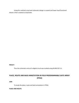 VLSI Experiments I | DOC