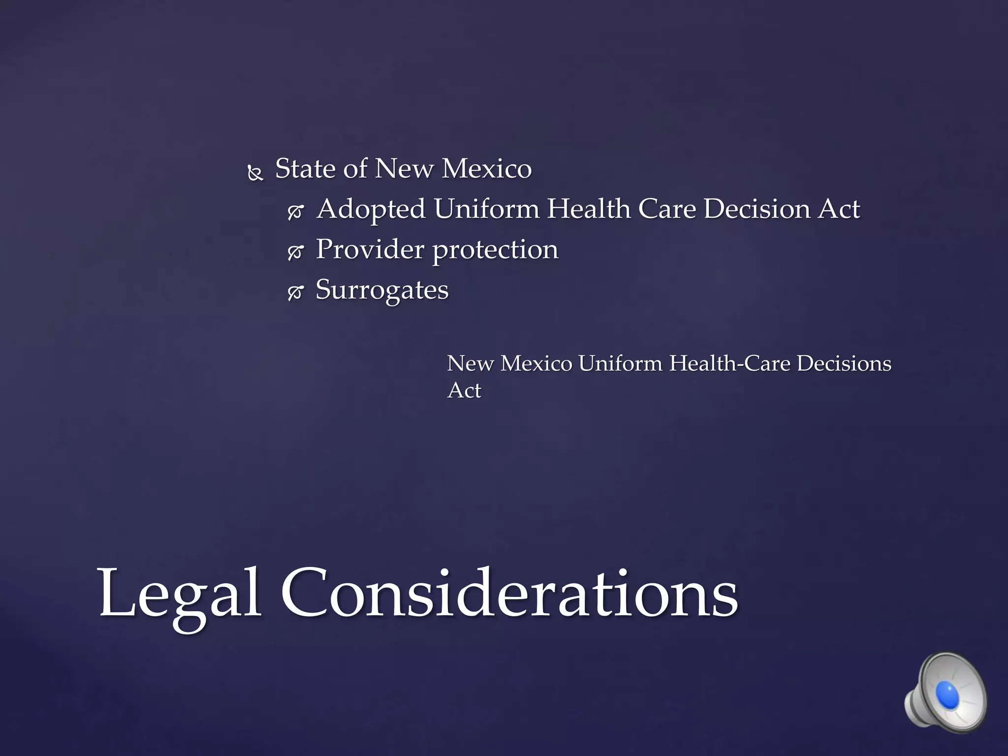 Withholding and withdrawal of medical therapies | PPTX