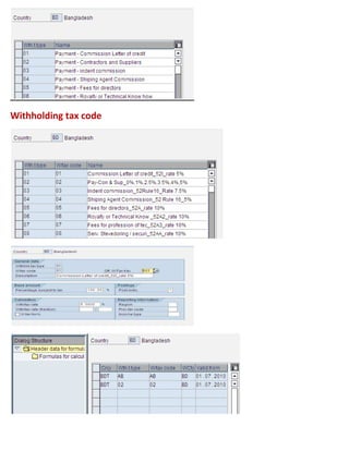 Withholding tax configuration | DOCX