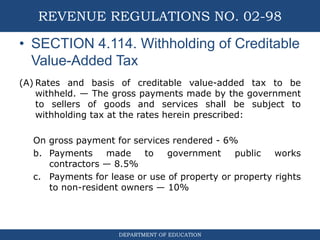 Withholding taxes | PPTX