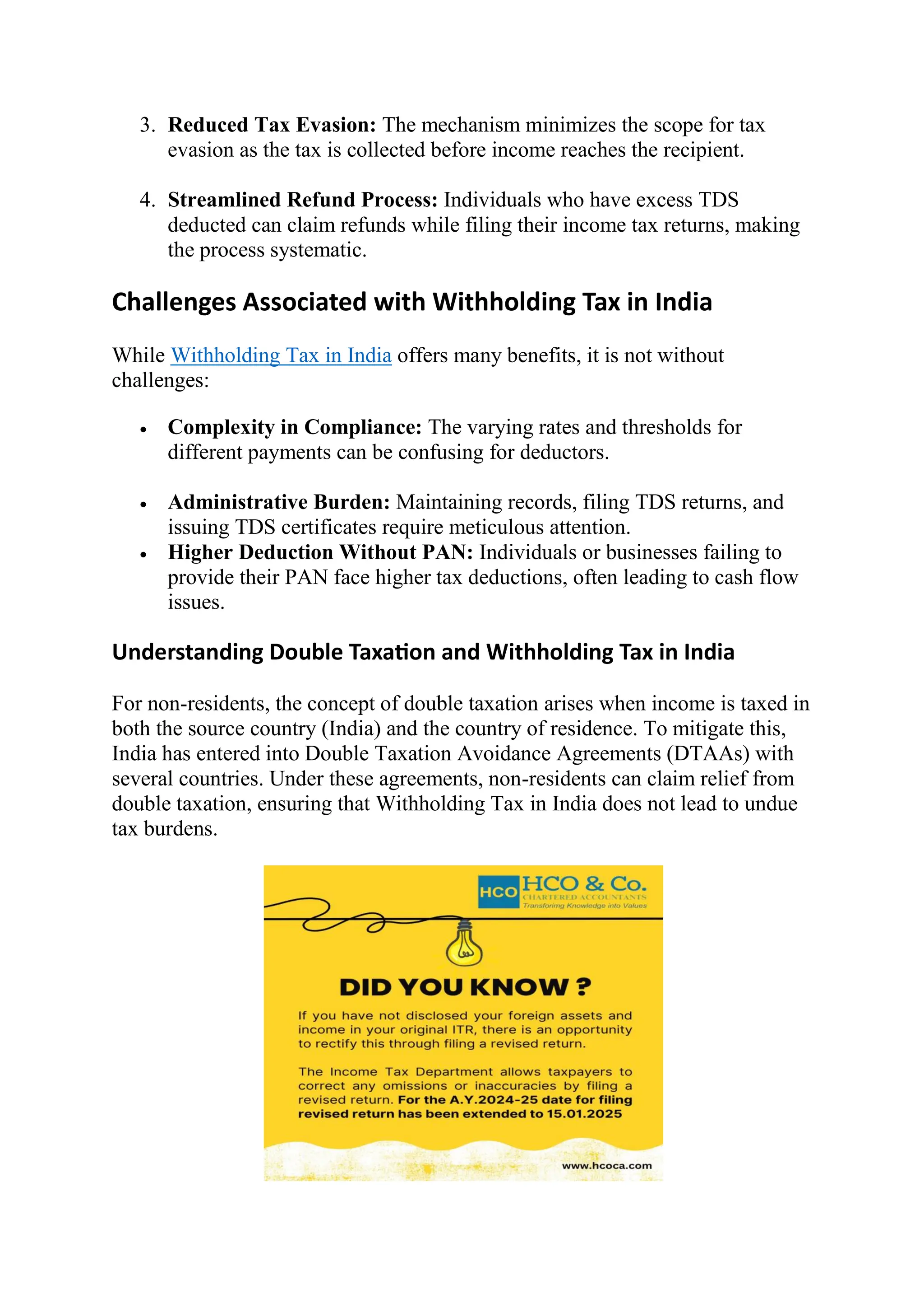 Withholding Tax in India: Simplifying Tax Compliance for Businesses and ...