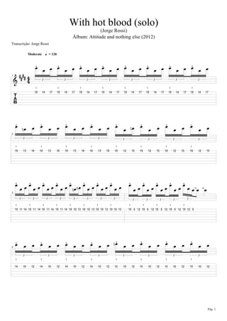 With hot blood (solo) | PDF