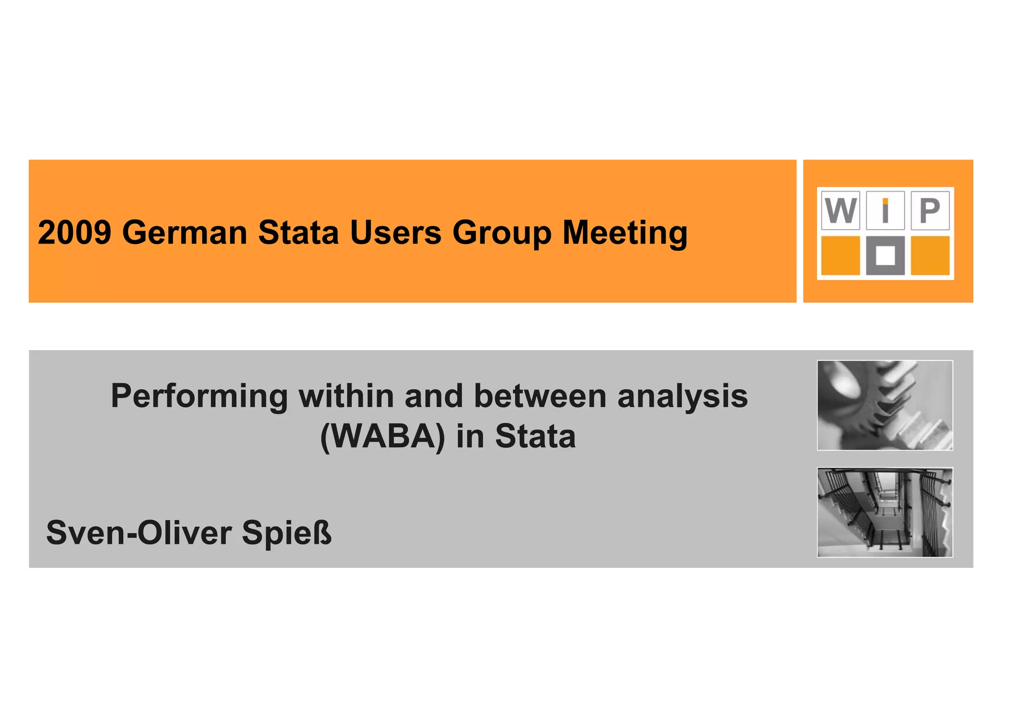 Within and Between Analysis (WABA). | PDF