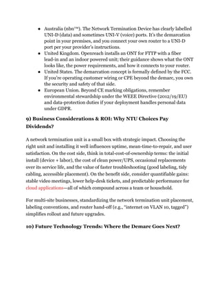 Without a Network Termination Unit, Your Entire Connection Could ...