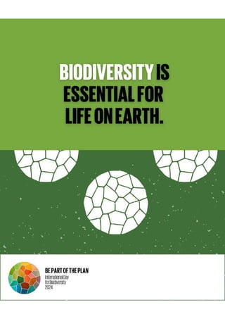 Without biodiversity, without healthy ecosystems, we won't have air to ...