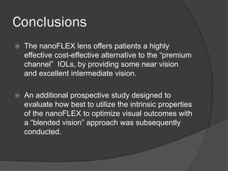 Prospective Evaluation of Near and Intermediate Visual Outcomes with ...
