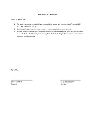 Internship Report - IMAGES REDACTED | PDF