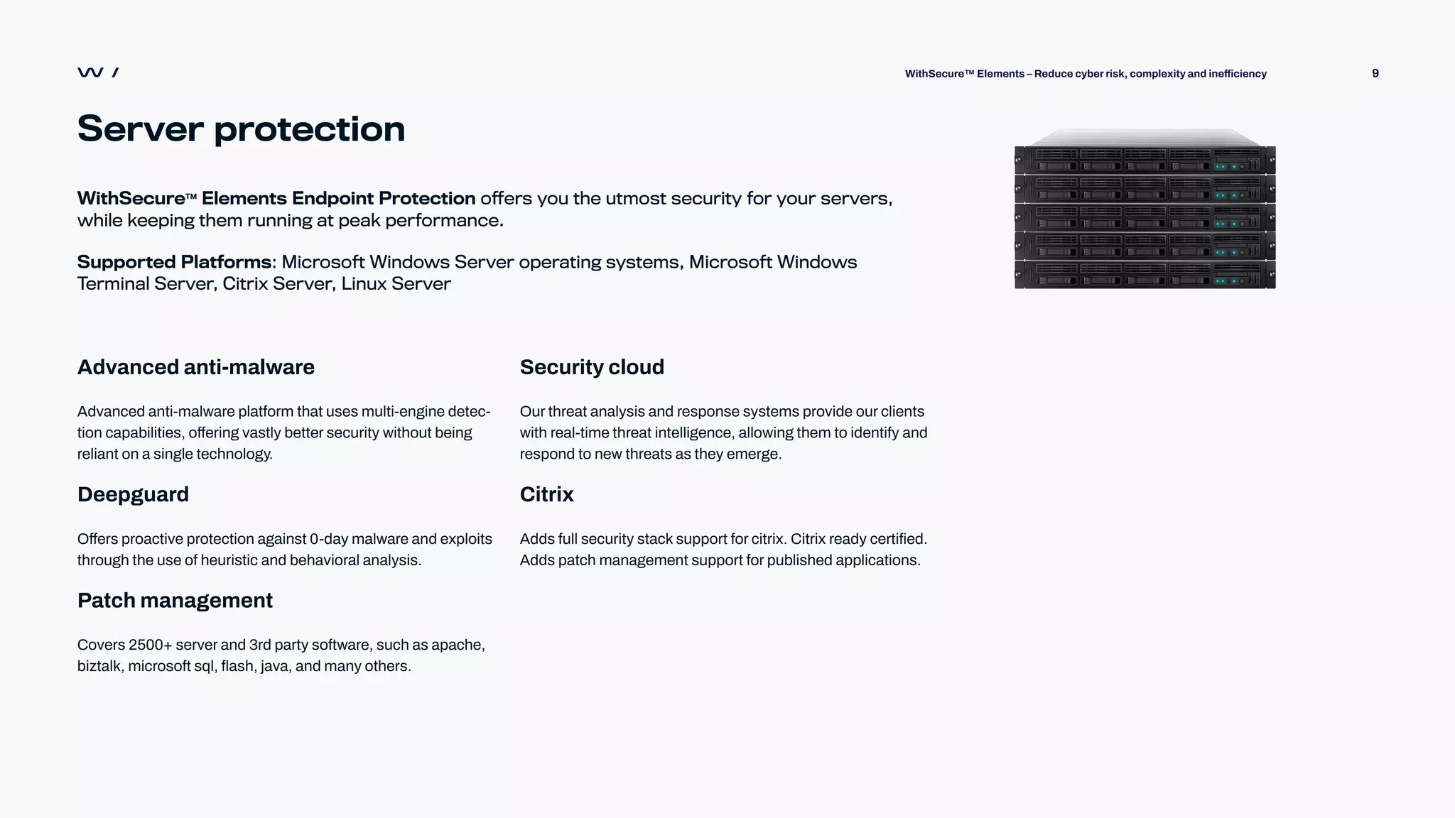 withsecure-elements-epp-brochure-en.pdf | Operating Systems | Computer Software and Applications