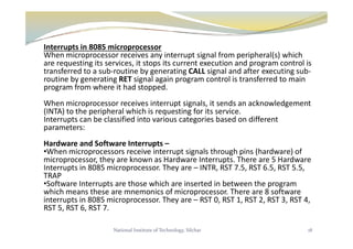 With suitable diagram explain the working of 8255 a and inerrupts | PDF