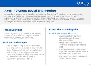 Webinar: Be Cyber Smart – Stories from the Trenches | PPT