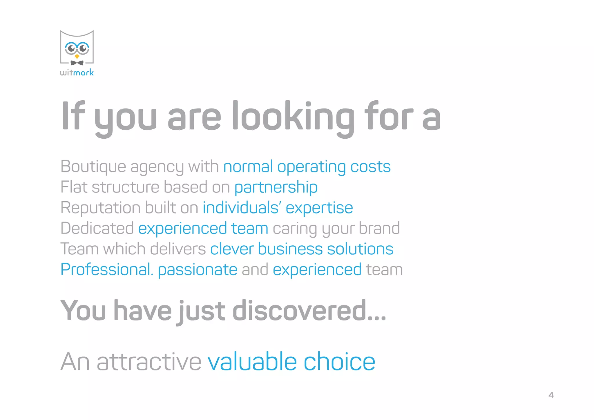 witmark credentials | PPT