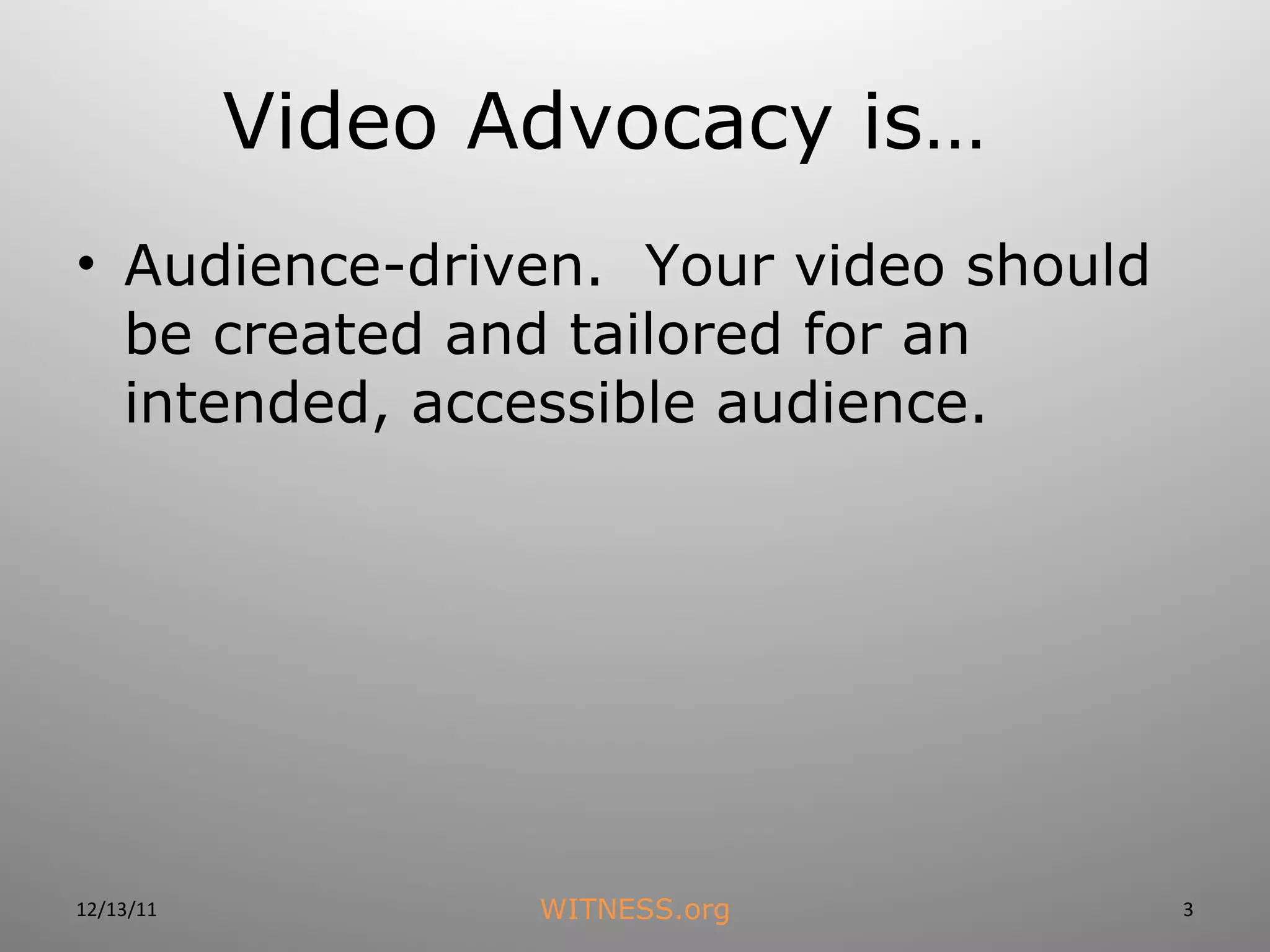 Audience Assessment | PPT