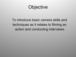 Introduction to the Camera | PPT