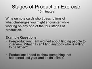 The Production Process | PPT