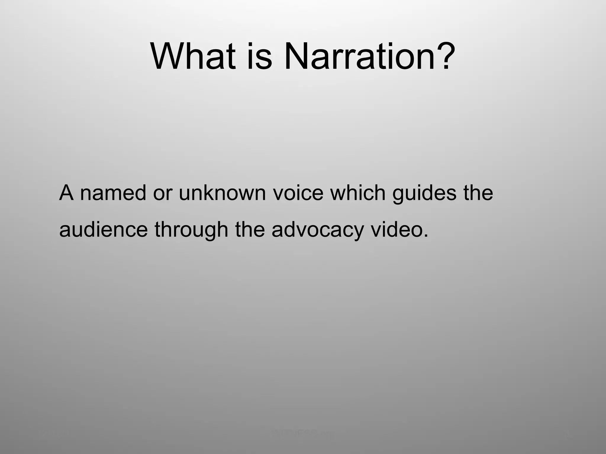 Introduction to Narration | PPT