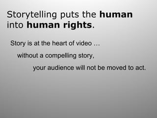 Introduction to Storytelling | PPT | Video Production | Content Production