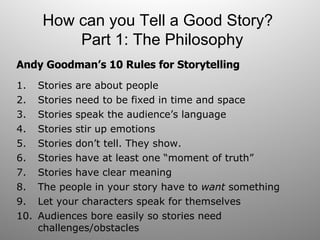 Introduction to Storytelling | PPT