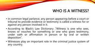WITNESSES-COMPETENCE AND EXAMINATION.pptx