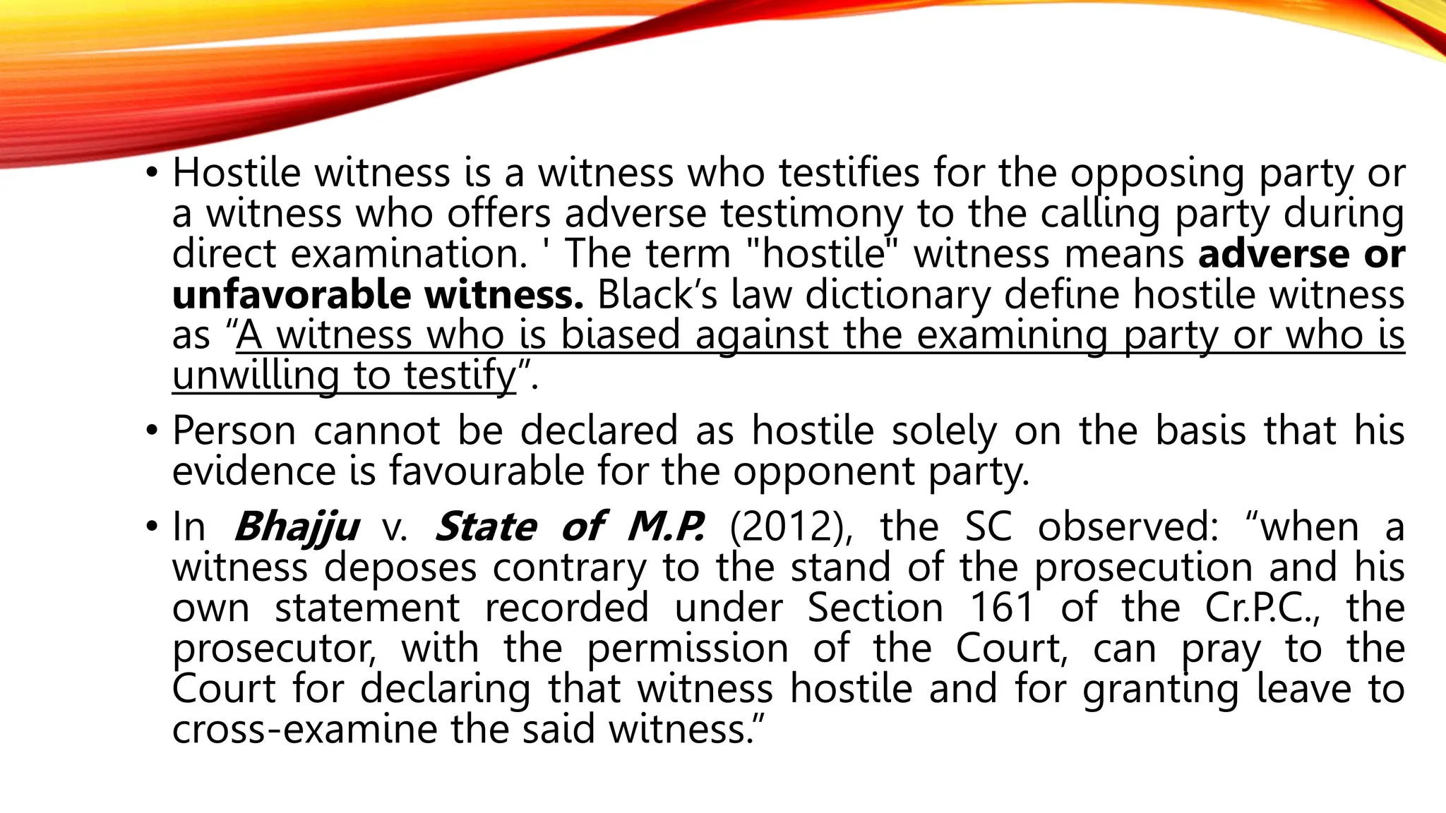 WITNESSES-COMPETENCE AND EXAMINATION.pptx
