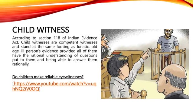 WITNESSES-COMPETENCE AND EXAMINATION.pptx | Law