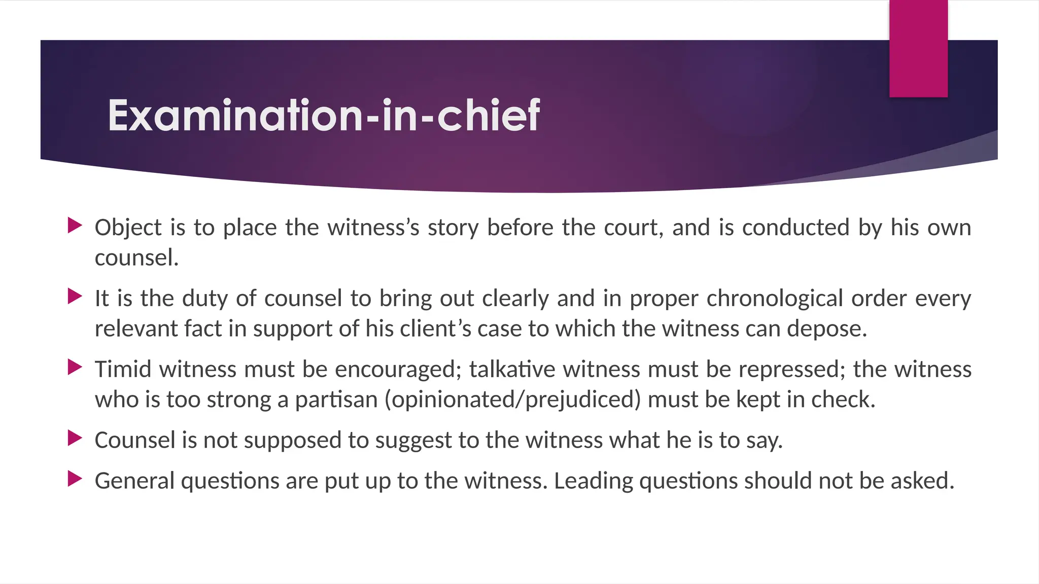 WITNESSES-COMPETENCE AND EXAMINATION.pptx