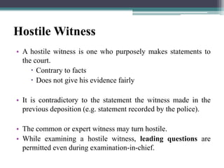 Witness ( legal procedures for doctors in India ) | PPTX