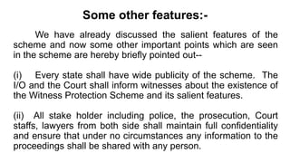WITNESS PROTECTION SCHEME, 2018 | PPTX
