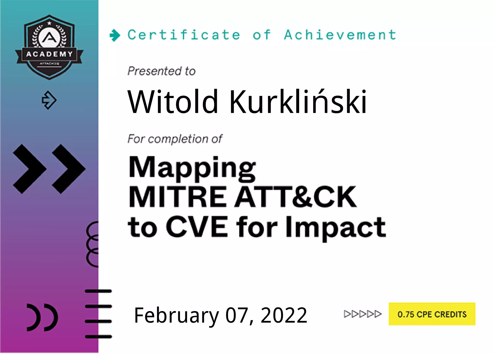 Mapping MITRE ATT&CK to CVE for Impact Certification | PPT