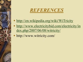Witricity | PPTX