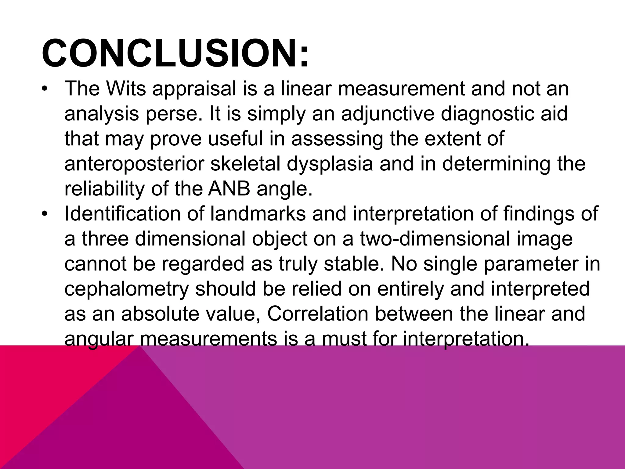 Wits appraisal | PPTX
