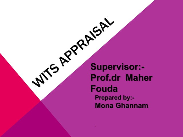 Wits appraisal | PPTX | Dental Health | Diseases and Conditions