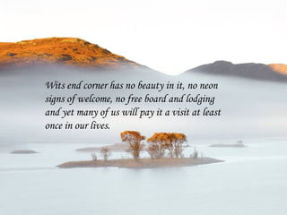 'Wits End Corner' | PPT