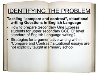 Work Improvement Team Project to teach Secondary One Express ...