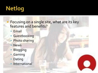 Belgium's Social Media and Netlog | PPTX