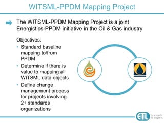 WITSML to PPDM mapping project | PPTX