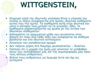 Wittgenstein | PPT