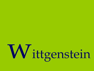 Wittgenstein | PPT