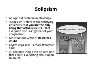 Why I Love Wittgenstein #1: Private Language and Solipsism | PPT