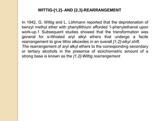 Witting reaction | PPTX