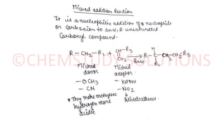 Witting Reaction Mechanism|Michael addition reaction|Mechanism|Organic ...