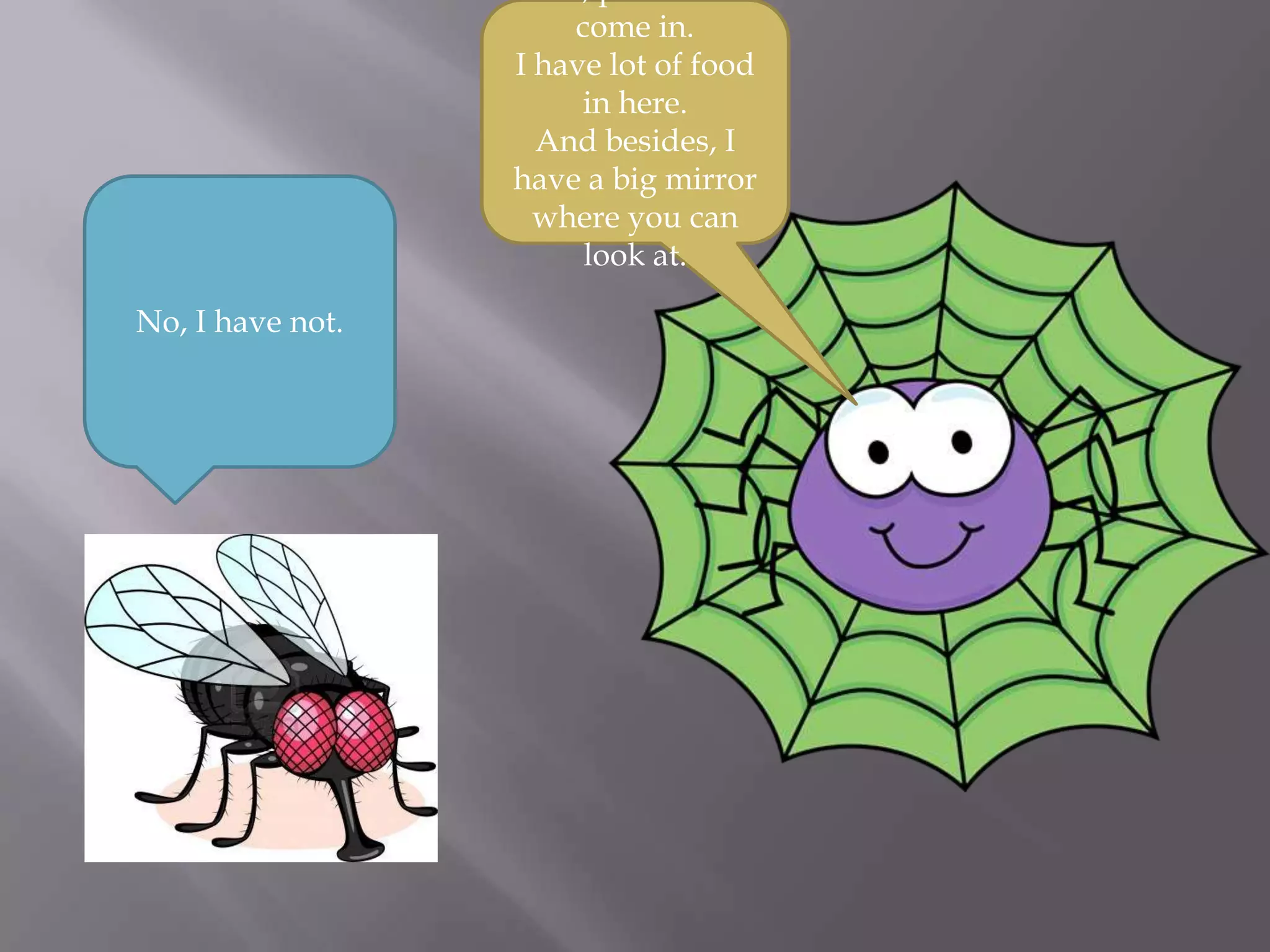 Witty spider and silly fly | PPT