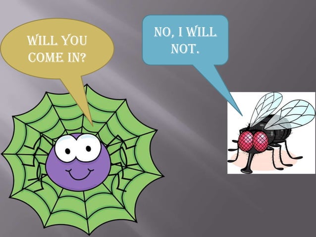 Witty spider and silly fly | PPT