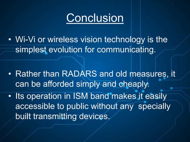 Wi-Vi Technology | PPTX | Cameras and Camcorders | Consumer Electronics